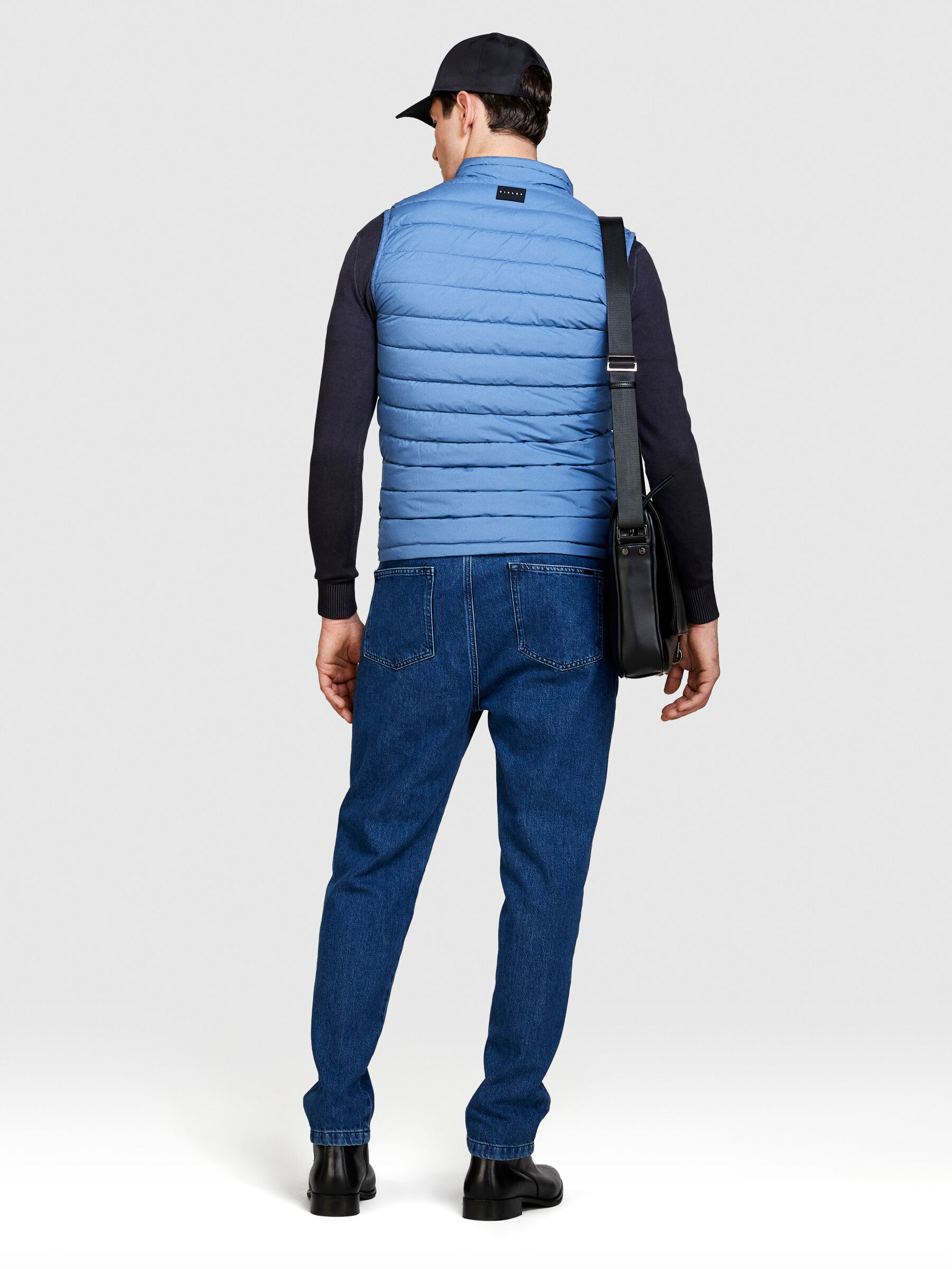 Padded vest, Blue - Sisley Padded vest, Blue - Sisley